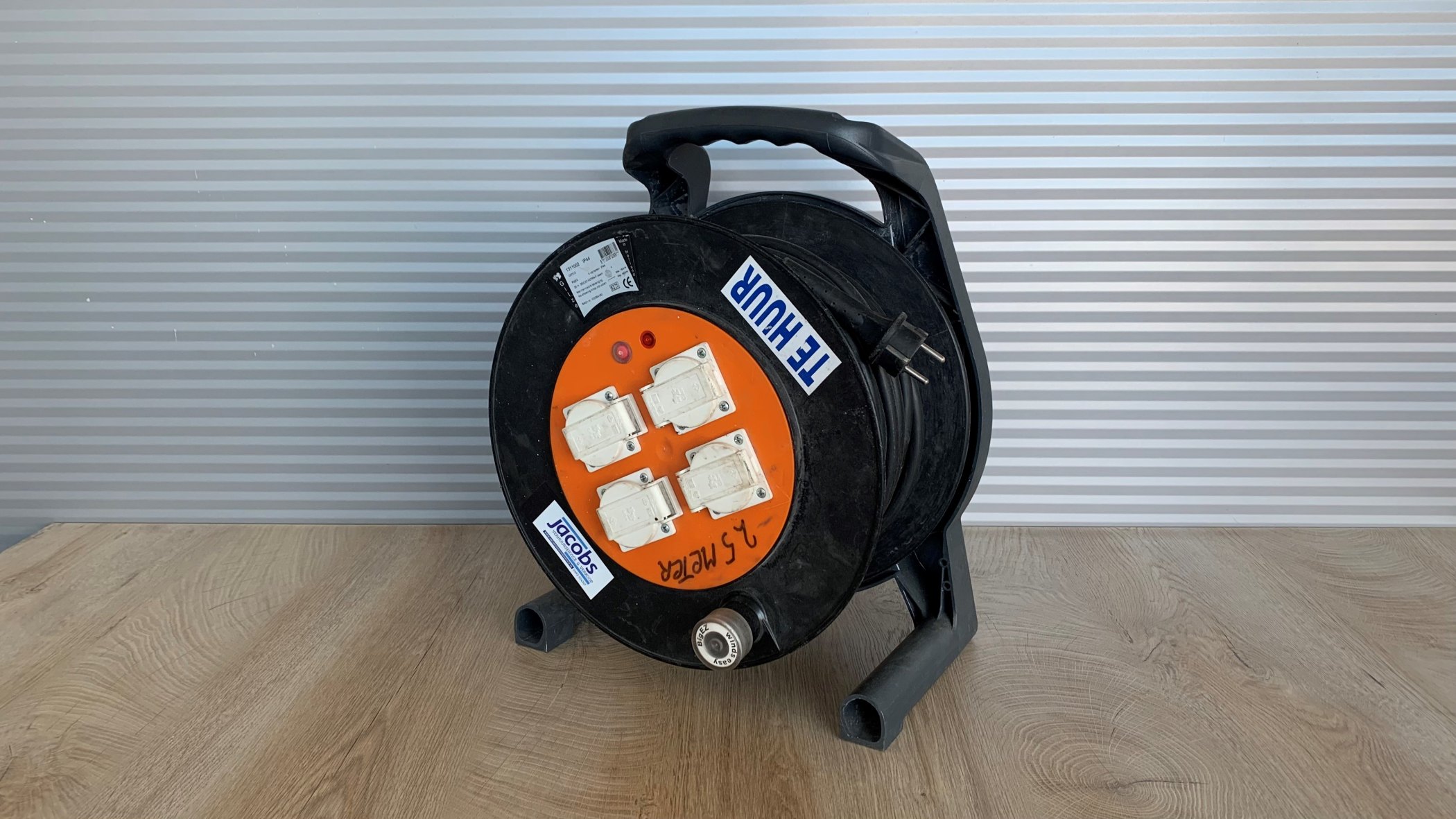 Kabelhaspel 220V - Jacobs Gereedschappen