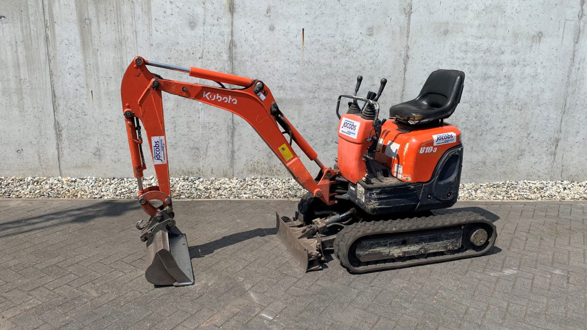 Mini graafmachine 1,2 ton - Jacobs Gereedschappen