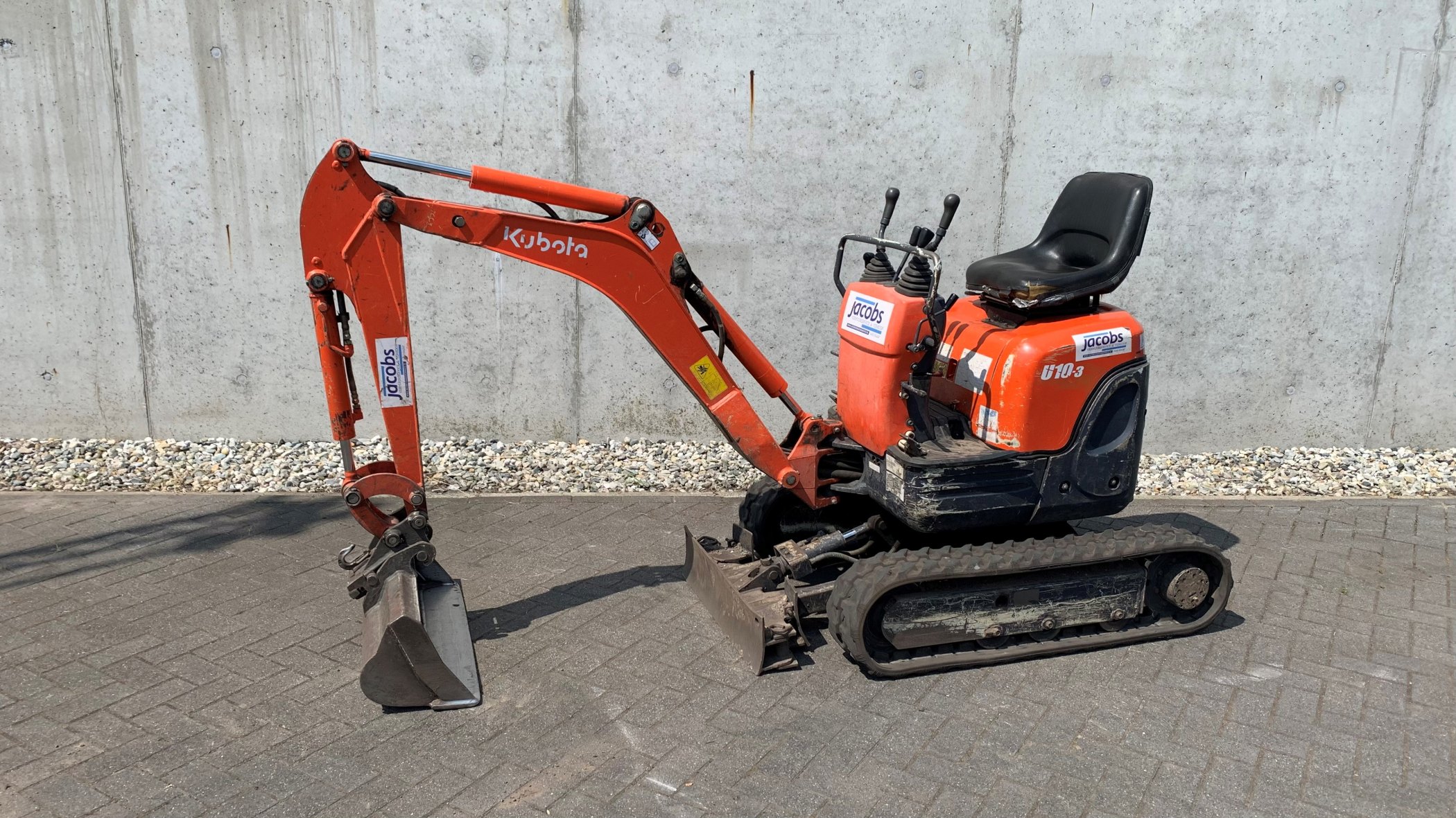 Mini graafmachine 1,2 ton - Jacobs Gereedschappen